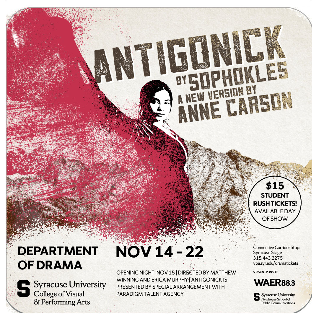 “Antigonick” continues Syracuse University Department of Drama 2025-26 ...