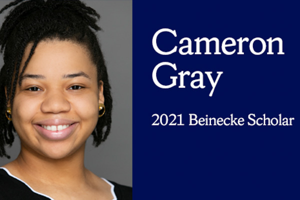 VPA Junior Cameron Gray Named as a 2021 Beinecke Scholar - VPA ...