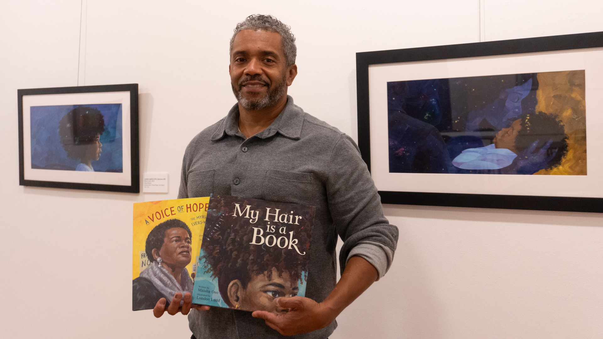 Illustrator, Professor London Ladd Commemorates Two Book Releases - VPA ...